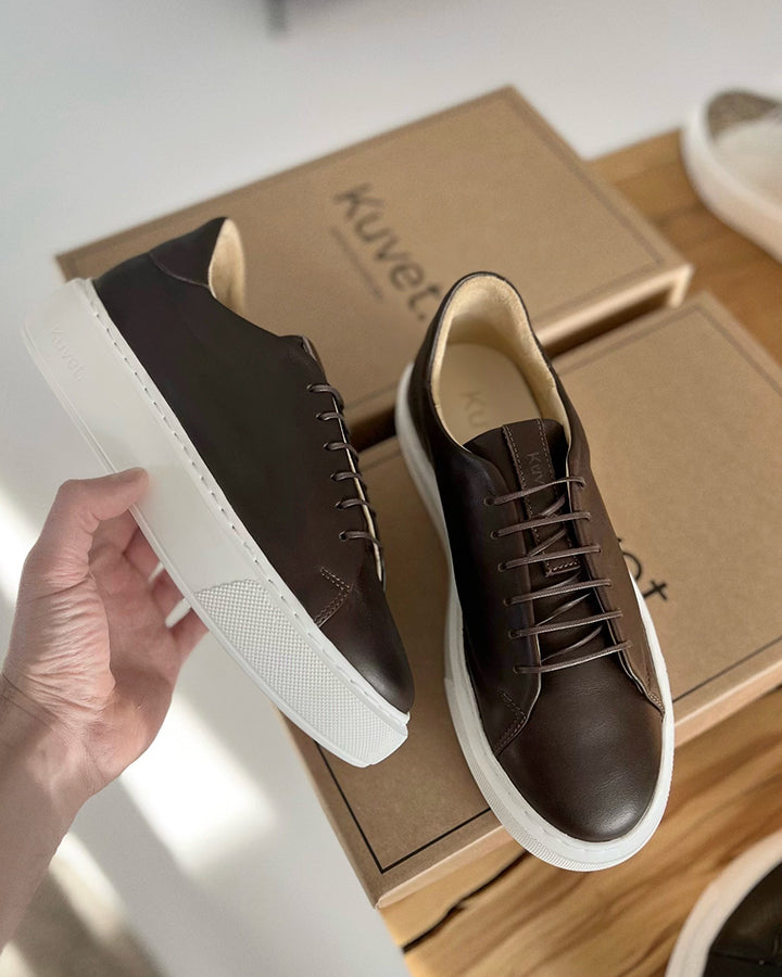 Sneakers CS Choco – Kuvet. - Premium bespoke Sneakers, Shoes & Boots